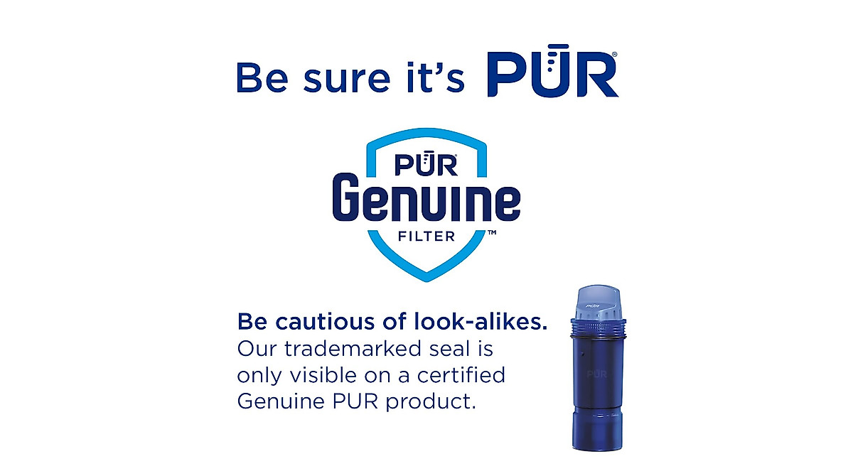 Genuine PUR Water Filter for Cleaner, Better-Tasting Water