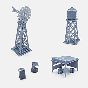 Outland Models Railway Scenery Old West Accessory Mixed Set 1:160 N Scale