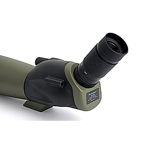 Celestron – Ultima 80 Angled Spotting Scope – 20-60x Zoom Eyepiece – Multi-coated Optics for Bird Watching, Wildlife, Scenery and Hunting – Waterproof and Fogproof – Includes Soft Carrying Case