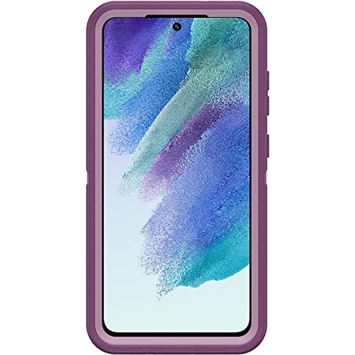 OtterBox Defender Series Case for Samsung Galaxy S21 FE 5G (Only) - Case Only - Microbial Defense Protection - Non-Retail Packaging - Happy Purple