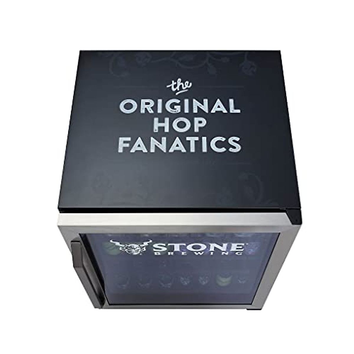 NewAir Stone Brewing 180 Can FlipShelf Beverage and Beer Refrigerator, 24” Built-In or Freestanding Wine Cooler with Reversible Shelves, Perfect for Bar, Gamer Room, or Office