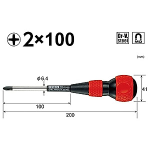 Vessel 220 Ball Grip +2x100 (JIS) Screwdriver