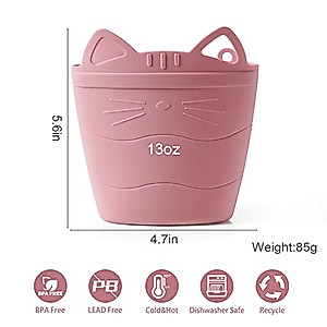 Reusable Snack Bag Set for Kids, Fun Snacks Storage on The Go. Food Grade Silicone, Dishwasher-Safe, Eco-Friendly, Strong Seal with Locking Buttons, Great for Travel, Home BPA Free - Dilovely