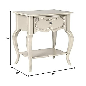 ACME Furniture Edalene Nightstand, Pearl White