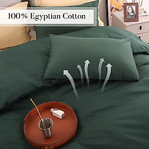 SNOWMAN Duvet Cover Queen Size,3 Pieces Bedding Sets,1200Thread Count 100% Egyptian Cotton Comforter Cover with 2 Pillowcases Ultra Soft&Breathable(Blue,90x90Inches)