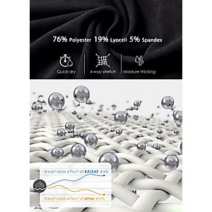 BALEAF Women's Long Sleeve Workout Tops Active Running Shirts Loose Fit Quick Dry Athletic Yoga Tee Shirts Lightweight Casual Fall Black XS