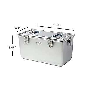 Greenkeeps All Stainless Steel Storage Airtight Food Container with Lid (13.0L (440 Oz))