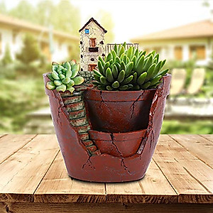 Succulent Animal Planters Cactus,Resin Plant Pots,Plants Pots,Hanging Garden Shape Resin Flower Pot,for Planting Succulent Plants Garden Decoration, Resin Plant Pots,Succulent Animal Planters CAC
