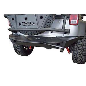 DV8 Offroad | Steel Series Rear Bumper | Designed for the Jeep Wrangler JK