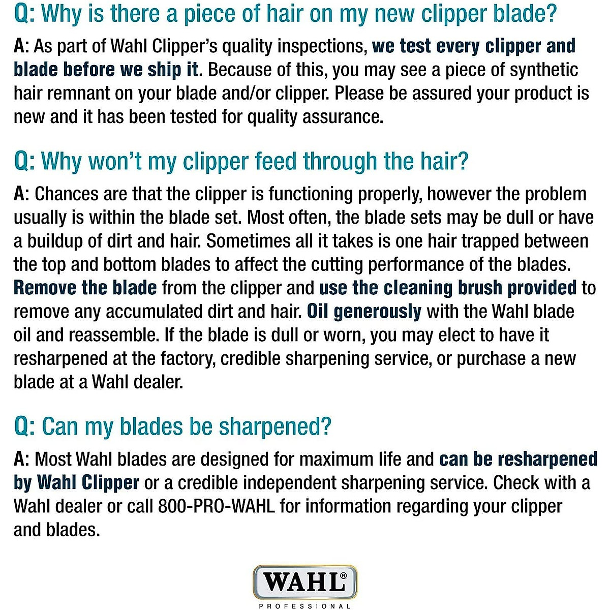 Wahl Professional Animal Competition Series Detachable Blade - 15/64-Inch Cut Length, 5F Full Coarse (2372-100)