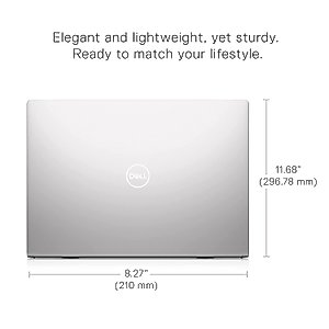 2022 Newest Dell Inspiron 5310 13.3" 16:10 FHD+ Laptop, Intel Core i5-11320H EVO, 16GB LPDDR4x RAM, 512GB PCIe SSD, Webcam, HDMI, Wi-Fi 6, ThunderBolt 4, Backlit KB, FP Reader, Windows 10 Home, Silver