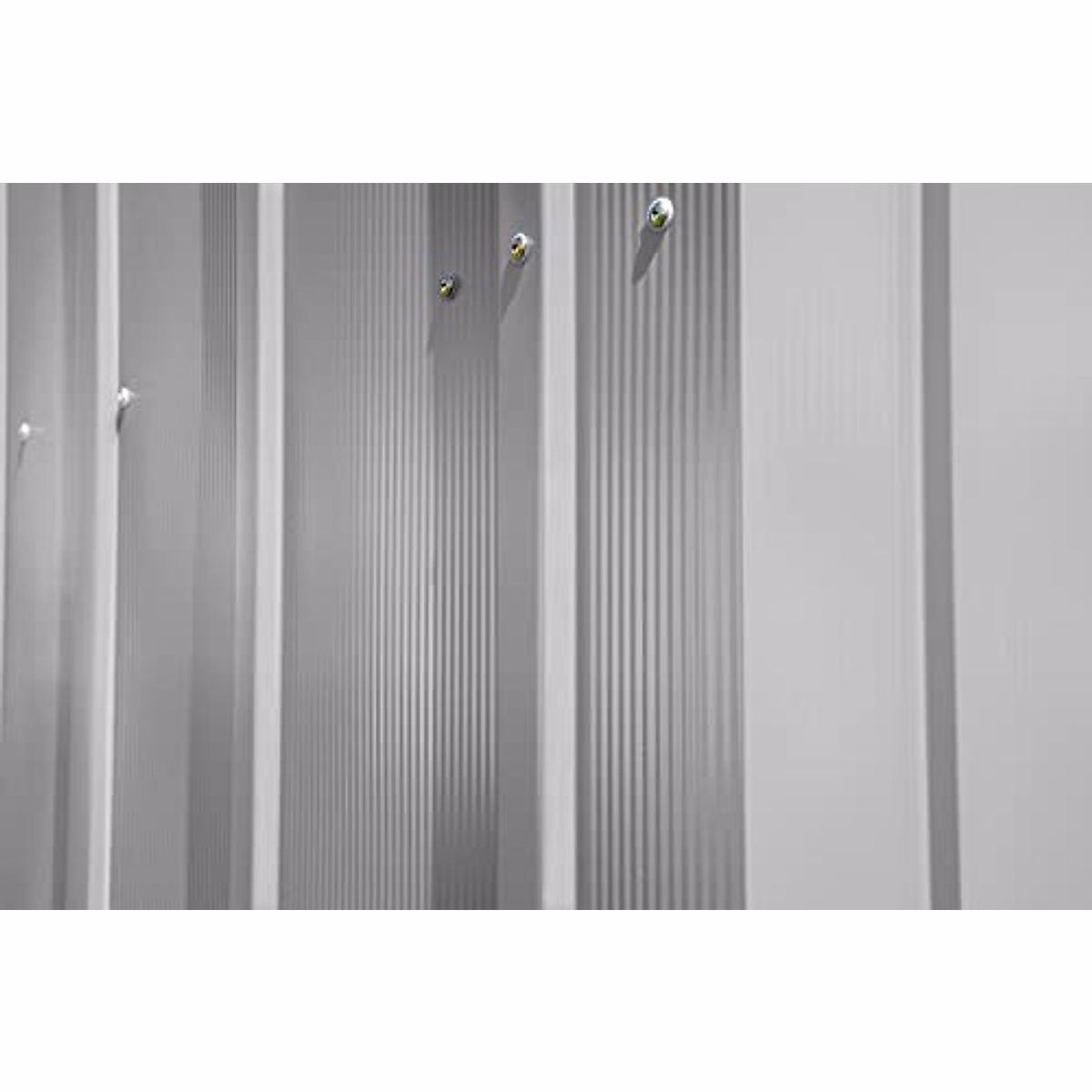 Arrow Classic Steel Storage Shed, 6x7, Flute Grey