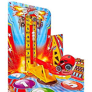 Little Tikes Crazy Fast Flip & Fly Carnival Playset with One Exclusive Pullback Toy Car Vehicle, Goes up to 50ft!