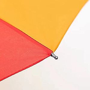 YAMHOHO Three Folding Flat Edge Rainbow Bumper Cloth Umbrella Sunshade Sun Umbrella Ladies Umbrella Gift Umbrella Windproof Travel Umbrella Foldable Folding Small Compact Umbrella