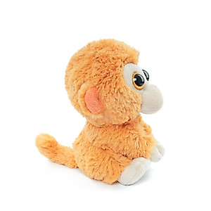 WEIGEDU Baby Small Monkey Toy Stuffed Animal, Cute Plush Gifts for Kids Birthday Bedtime Easter, 5.9" Yellow Golden