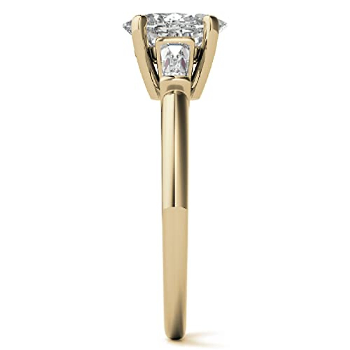 925 Silver, 10K/14K/18K Solid Gold Moissanite Engagement Ring, 5 CT Oval Cut Handmade Solitaire Ring Diamond Wedding Ring for Womans, Birthday Gift, VVS1 Colorless