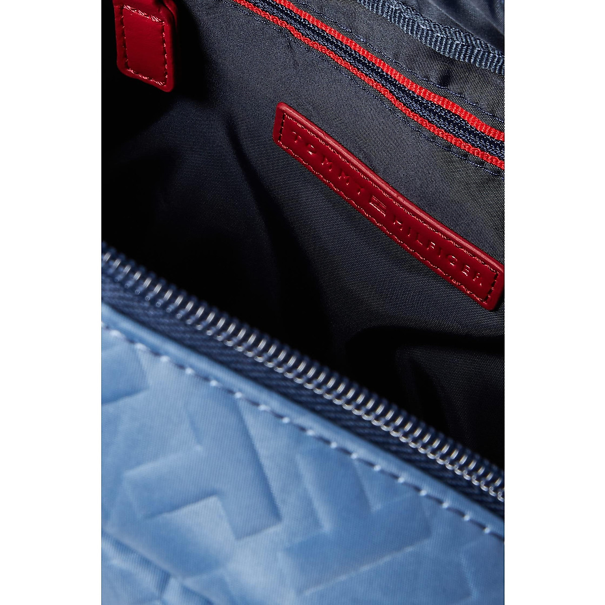 Tommy Hilfiger Jillian II-Crossbody-TH Bias Embossed Nylon Charcoal Blue One Size