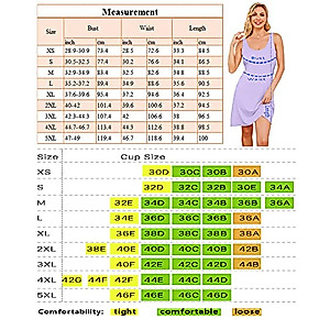 Pafnny Slip Dress for Women Cotton Sleepwear with Padded Bra Casual Summer Beach Loungewear Black