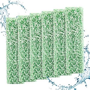 HiTauing 6 Count Phosphate Reducer Filter Pads for aqueon，Fish Tank Filter Pads for QuietFlow LED PRO Model 10