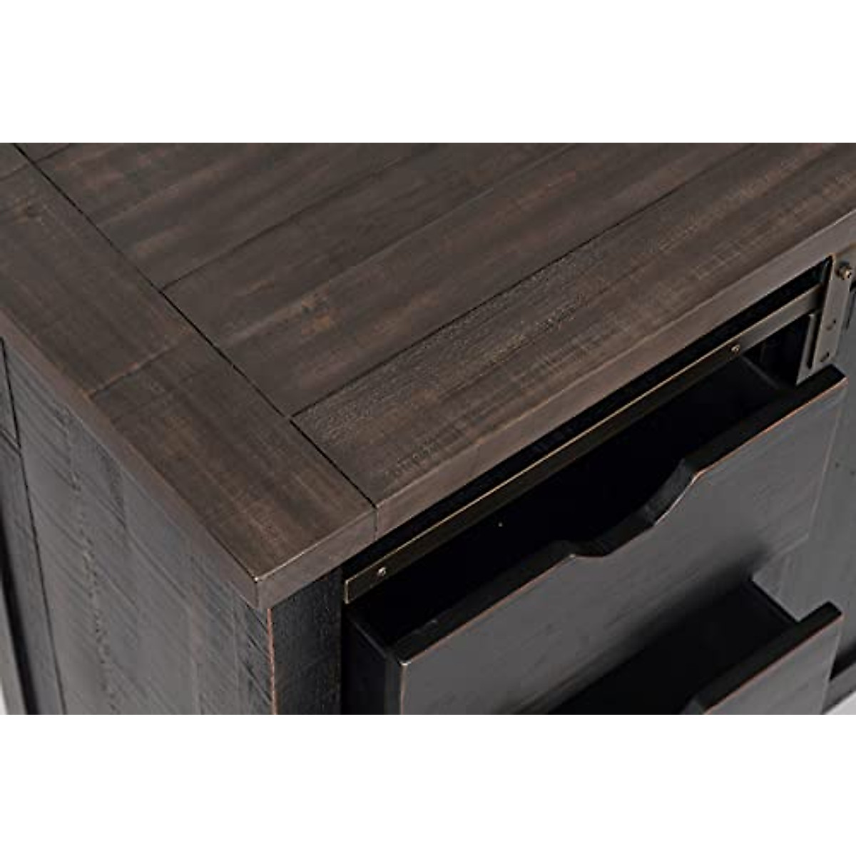 Jofran Madison County Reclaimed Pine Farmhouse Hutch Server