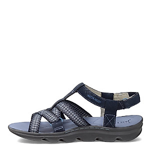 Jambu Women's Bay Water Ready Sport Sandal, Blue Multi, 8