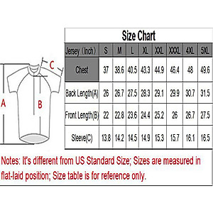 BIYINGEE Men's Cycling Jersey Short Sleeve Orange Style Size M