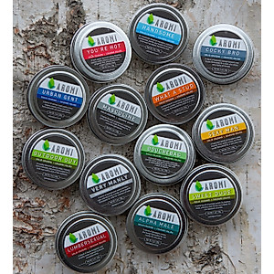 Aromi Solid Cologne | Clean, Fresh, Aquatic Fragrance, Amber, Jasmine Scent, Vegan, Cruelty-free, Travel, Funny Men's Gift, Alcohol-free, Concentrated (Douchebag)