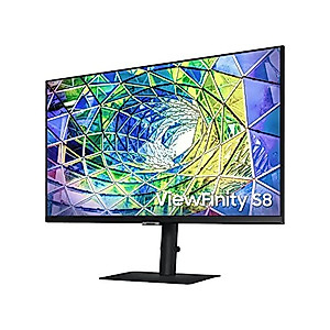 SAMSUNG S80UA ViewFinity 27" UHD High Resolution Monitor, Black (Renewed)
