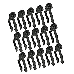Garneck 50pcs Trash Can Clip Trashcan Garbage Bag Clamp Trash Can Stabilizer Snack Sealing Clip Waste Bins Clips Trash Can Clamp Food Storage Bag Clip Garbage Bag Clips Heavy Holder