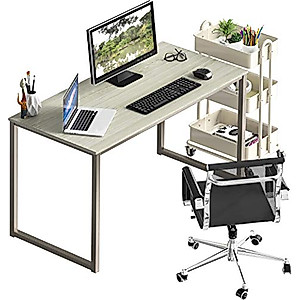 SHW Home Office 40-Inch Computer Desk, Maple