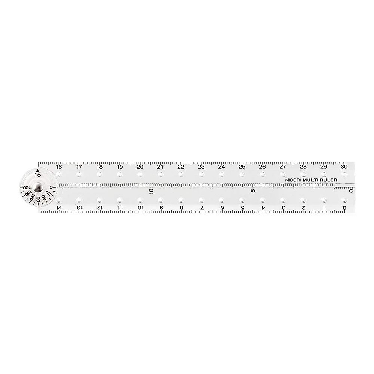 DESIGNPHIL 42266006 Multi Ruler, 11.8 inches (30 cm), Transparent