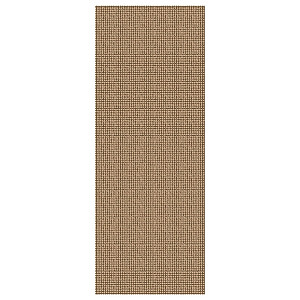 KOZYFLY Boho Runners for Hallways 2x6 ft Washable Hall Carpet Runner Rubber Backed Kitchen Rug Non Slip Woven Cotton Entryway Runner Rugs Floor Runners for Indoor Hallway Bedroom, Tan/Orange/Brown