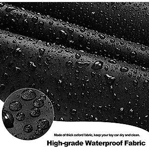 Nomiou Grill Cover Fit for George Foreman 12-Serving Indoor/Outdoor Rectangular Electric Grill GFO201R,24"X10"X17"