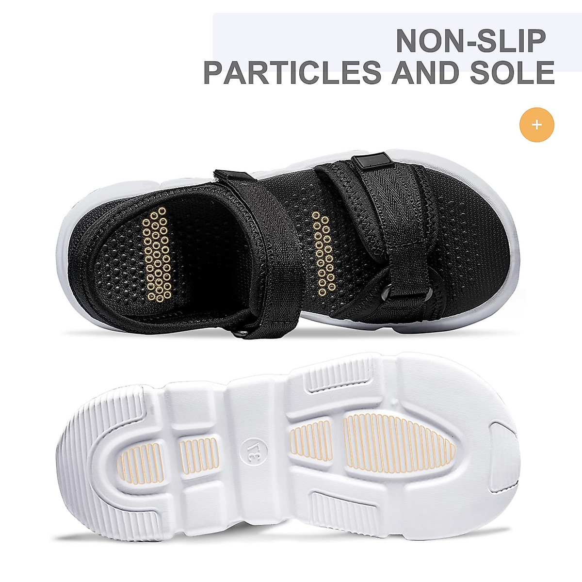 GOLDEN CAMEL Women’s Hiking Sandals Walking Outdoor Sport Sandals with Arch Support Lightweight Comfort Summer Casual Beach Water Shoes