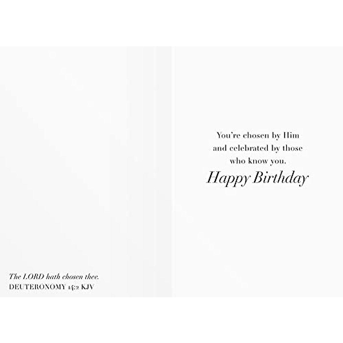 DaySpring - Beautiful Birthday - 4 Design Assortment with Scripture - King James Version - 12 Birthday Boxed Cards and Envelopes (J5129)