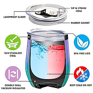 Best Friend Funny Gifts for Women, Friendship Gifts Birthday Gifts for Friends Female, Women, Sister Gifts from Sister, BFF Gifts for Women, Unique Personalized Gifts for Friends, Her - Wine Tumbler