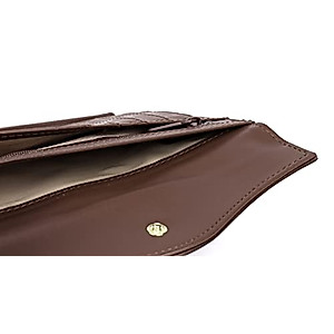 Julia Buxton Heiress Organizer® Clutch Mahogany