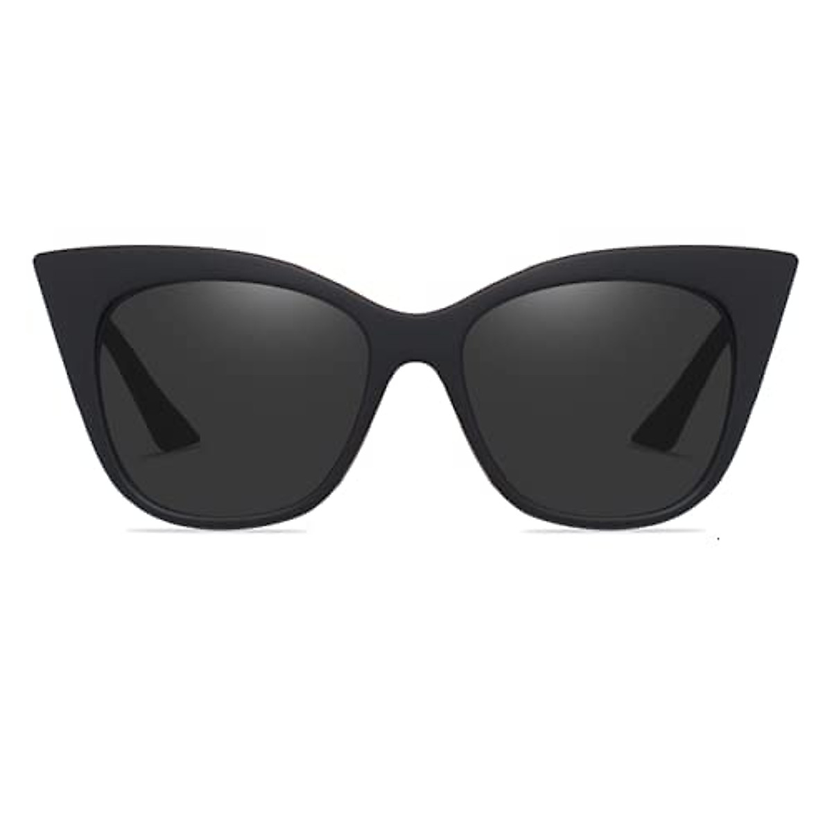 CYLEN Cateye Sunglasses For Women UV 400 Protection -Cat Eye Sunglasses Polarized(Black)