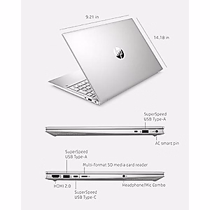 HP Pavilion 15 Laptop, AMD Ryzen 5 4500U Processor, 8 GB RAM, 512 GB SSD Storage, 15.6-inch HD Touchscreen, Windows 10 Home, Micro-Edge Display, Backlit Keyboard (15-eh0010nr, 2020)