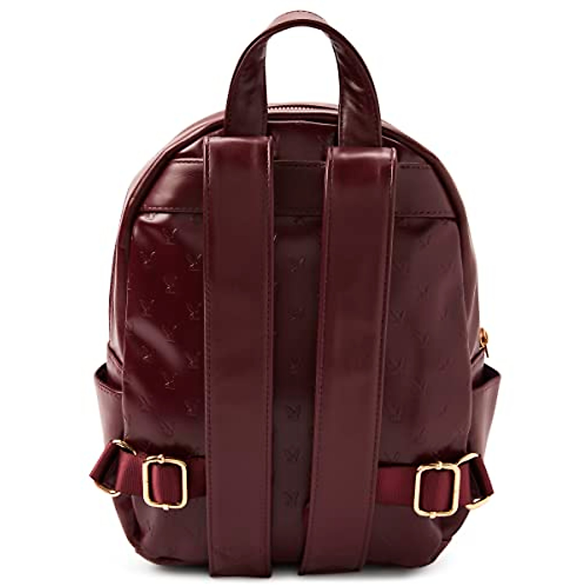 Spencer's Wine Embossed Playboy Mini Backpack