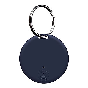 Portable Tracking Bluetooth 5.0 Mobile Key Tracking with Ring,Smart Anti-Loss Device Waterproof Device Tool Pet Loc_ator Finder Tracker for Pet Cats Dogs Wallet Key,Easy to Use (Dark Blue)
