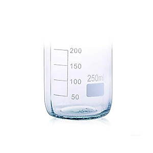 NATUWORLD 100ml/3.4oz Empty Thick Glass Graduated Reagent Bottle with Blue Screw Cap Laboratory Chemical Agent Bottle Liquid Storage Containers Jar Pot