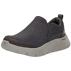 Skechers Men's Gowalk Flex-Athletic Slip-on Casual Loafer Walking Shoes with Air Cooled Foam Sneaker, Charcoal, 10.5 X-Wide
