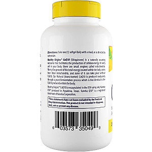 Healthy Origins CoQ10 (Kaneka Q10), 200 mg - Heart Health & Energy Supplement - Gluten-Free & Non-GMO Supplements - 150 Softgels