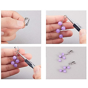 HLLMX 20 PCS Clip-on Earring Converter with Easy Open Loop Hypoallergenic Earring Clip On Backs Parts Components Findings for DIY Earring and Turn Any Studs or Pierced into Clip on (Silver)