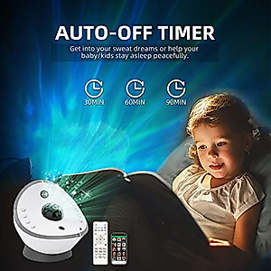 Equantu Quran Galaxy Night Speaker - Galaxy Night Light Quran Speaker - Quran Moon Projector Night Light SQ958