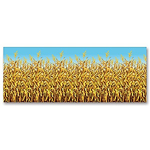 Beistle Decorative Cornstalks Backdrop