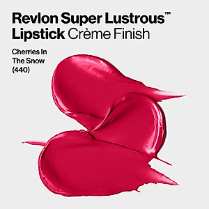 Revlon Super Lustrous The Luscious Mattes Lipstick, High Impact with Moisturizing Velvety Formula, Cherries in the Snow, 0.74 oz