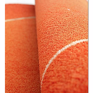 Irregular Shape Modern Geometric Area Rug for Living Room Solid Burgundy Striped Circle Dining Room Playroom Bedroom Runner Rugs Extra Large Indoor Outdoor Carpet 4x6ft