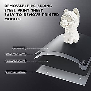Creality 3D Printer Ender 3 S1 with CR Touch Auto Leveling, High Precision Z-axis Double Screw, Removable Build Plate, Beginners Professional FDM 3D Printer 8.66"(L) x 8.66"(W) x 10.63"(H)